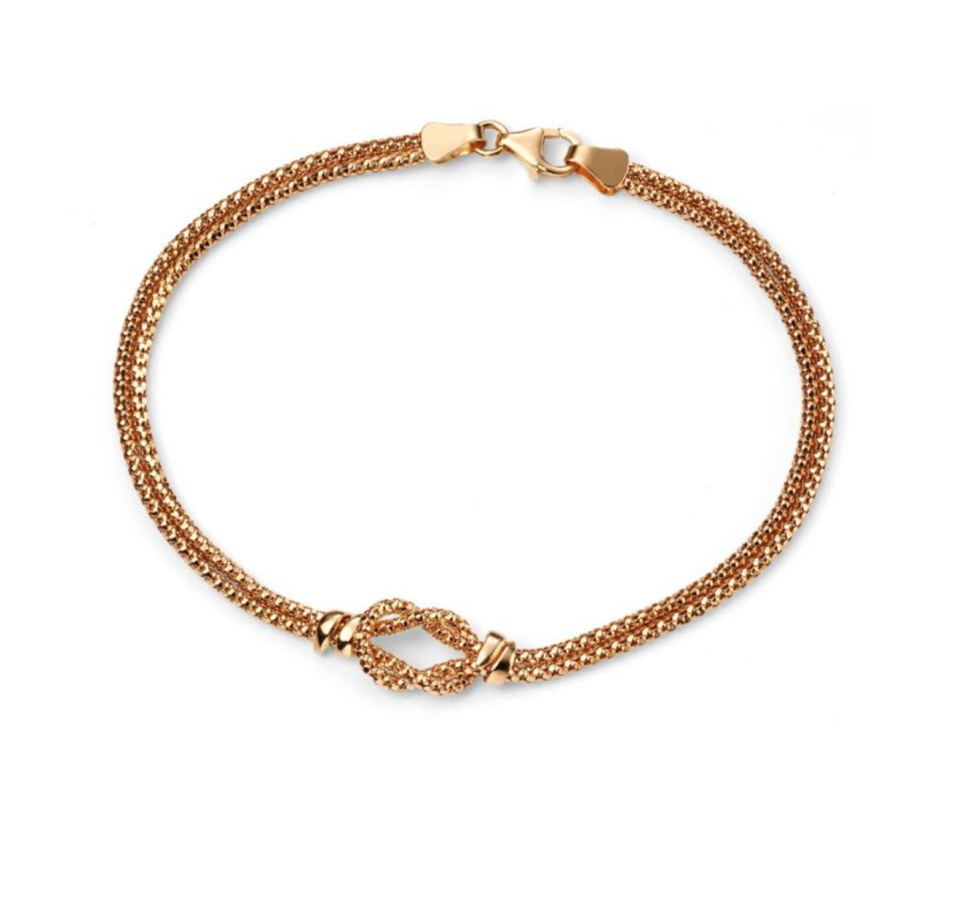 9ct Yellow Gold Knot Bracelet | Hoppers Jewellers
